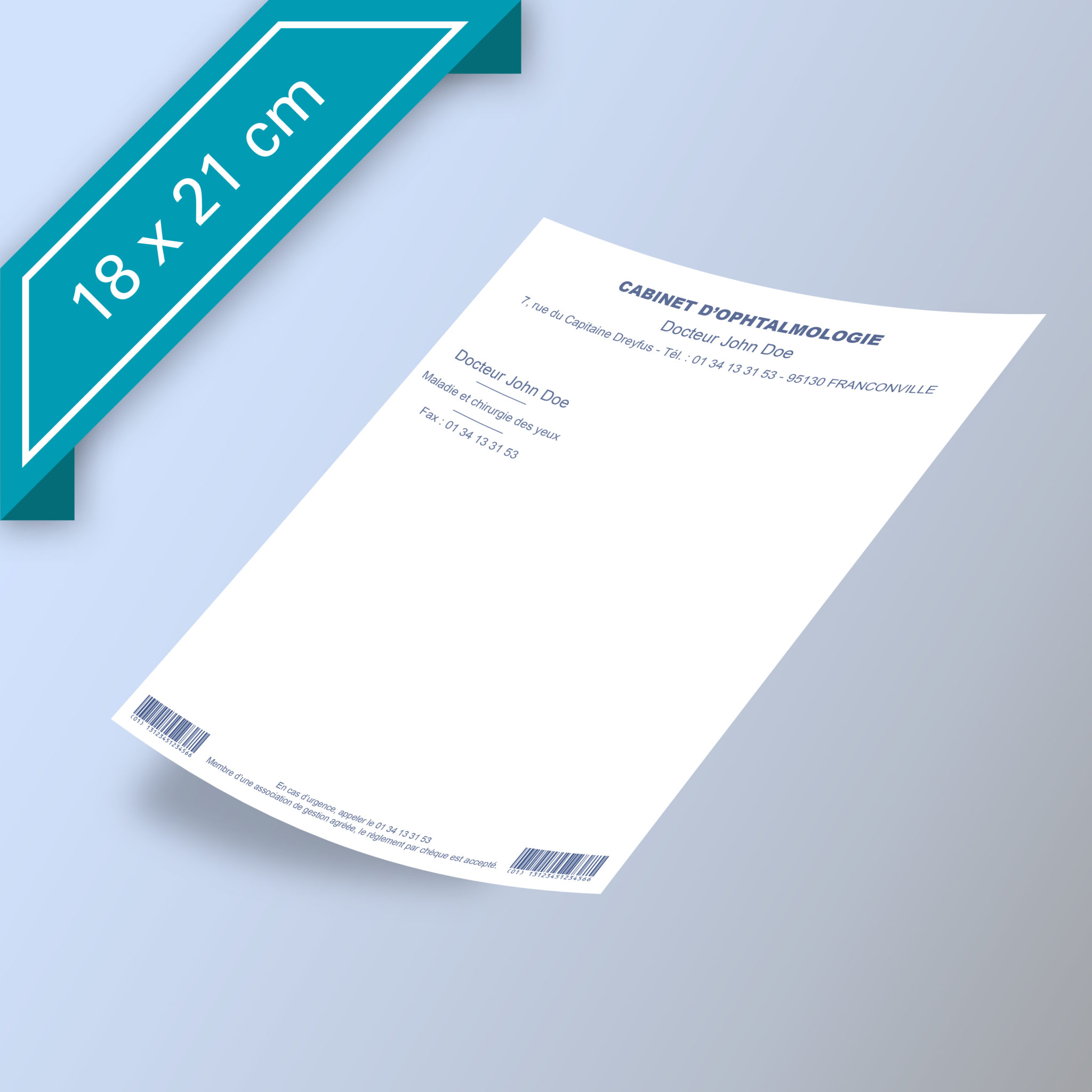 Ordonnances simples sécurisées 14,8 x 21cm - Imprimerie du Centaure